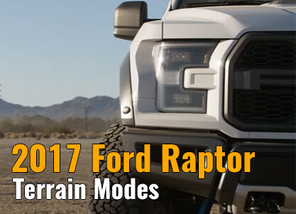 Ford's all-new Terrain Modes for the 2017 Ford Raptor