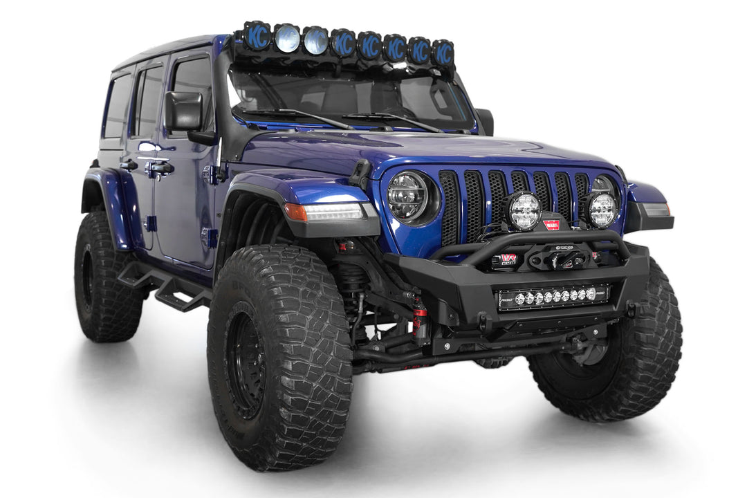 Wrangler JL & Gladiator JT Stubby Winch Front Bumper | Phantom