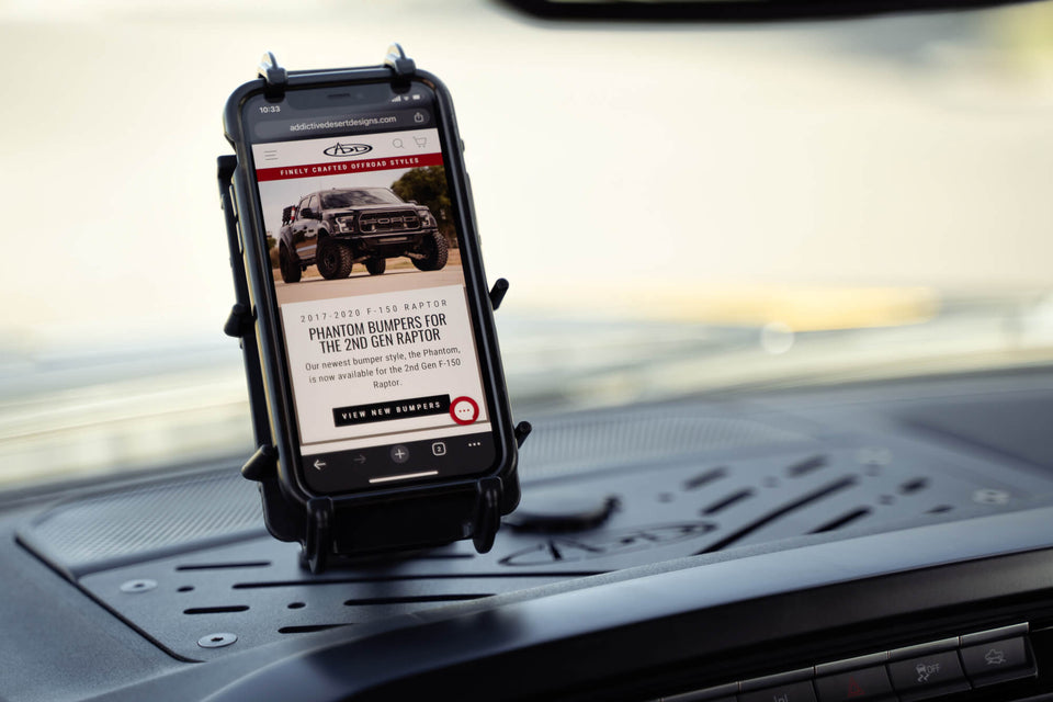 2021+ F-150 & Raptor Digital Device Dash Mount