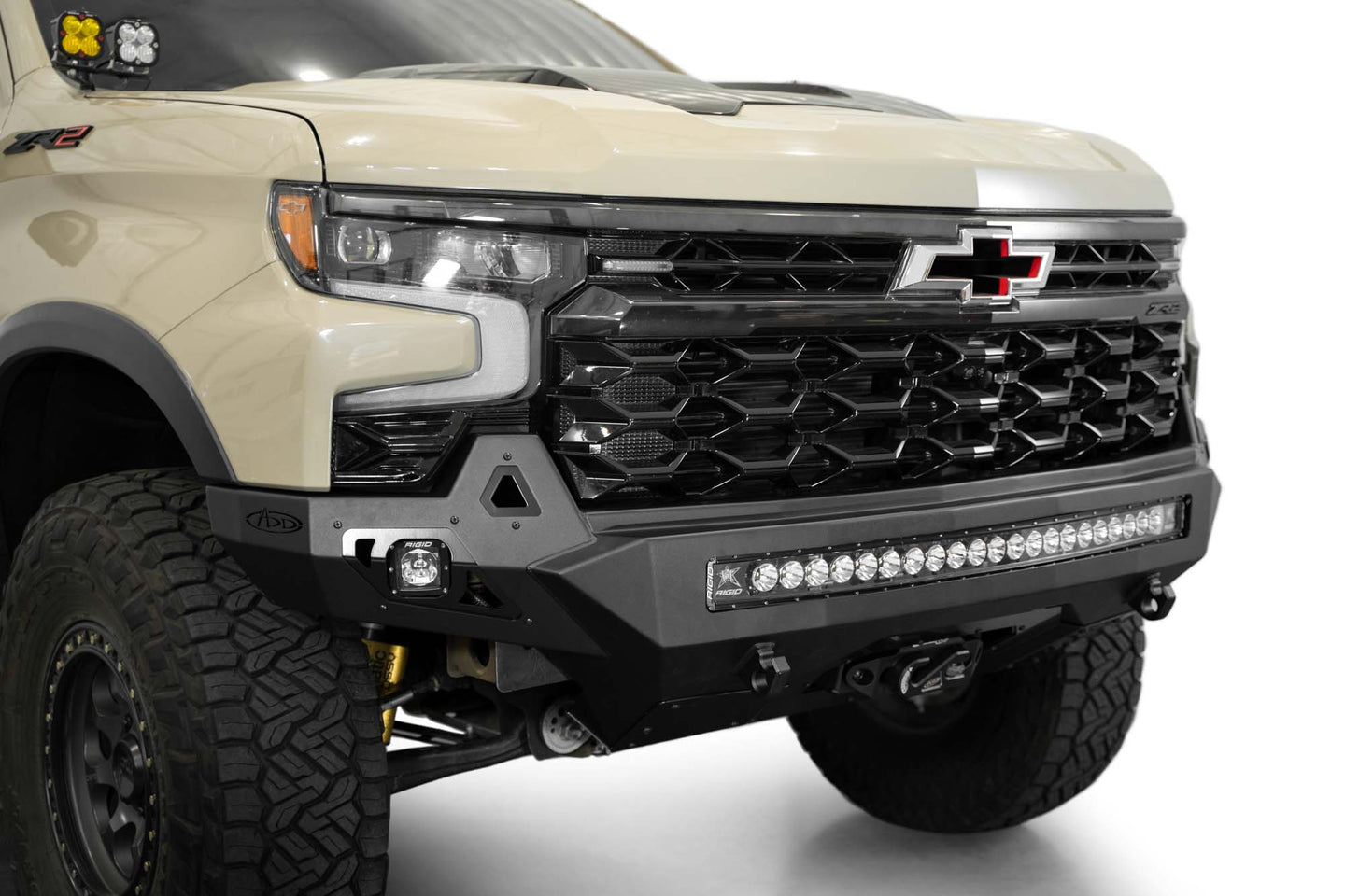 Silverado ZR2 Front Bumper | Stealth Fighter Series