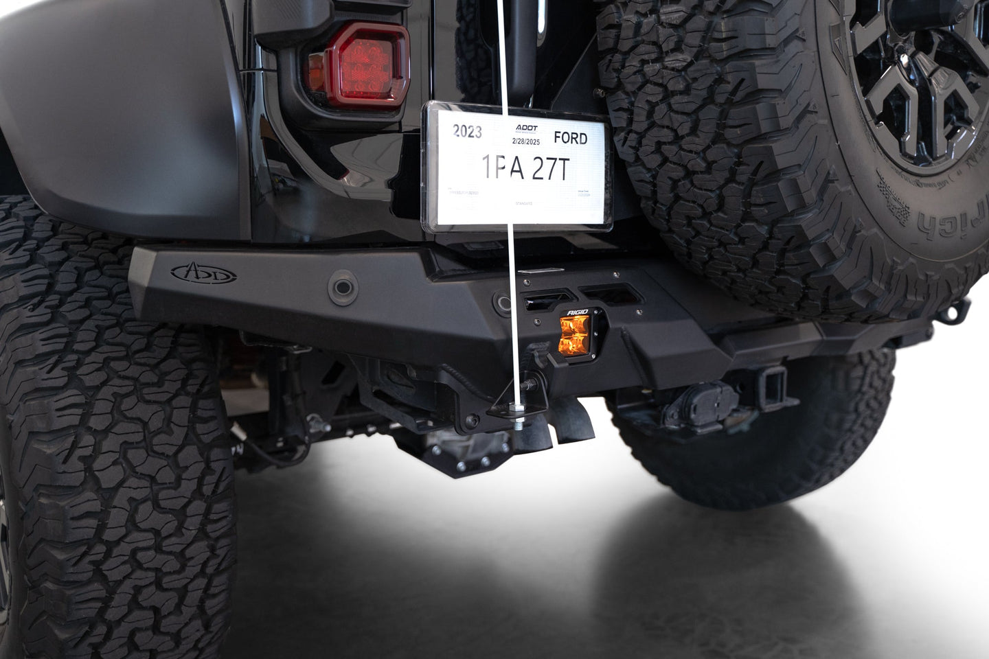 Off-Road Bumper D-Ring Mount Whip Flag Holder | Rago Fabrication