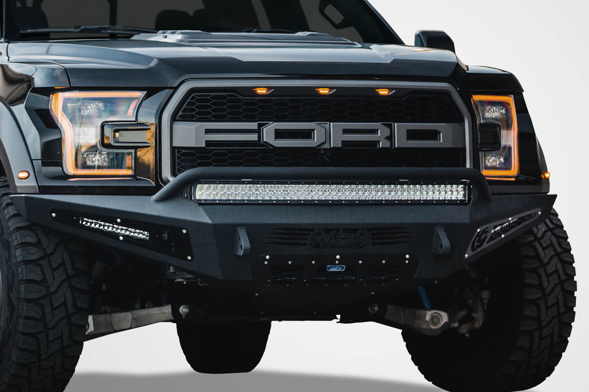 2017-2020 Ford Raptor HoneyBadger Front Bumper | ADD Offroad