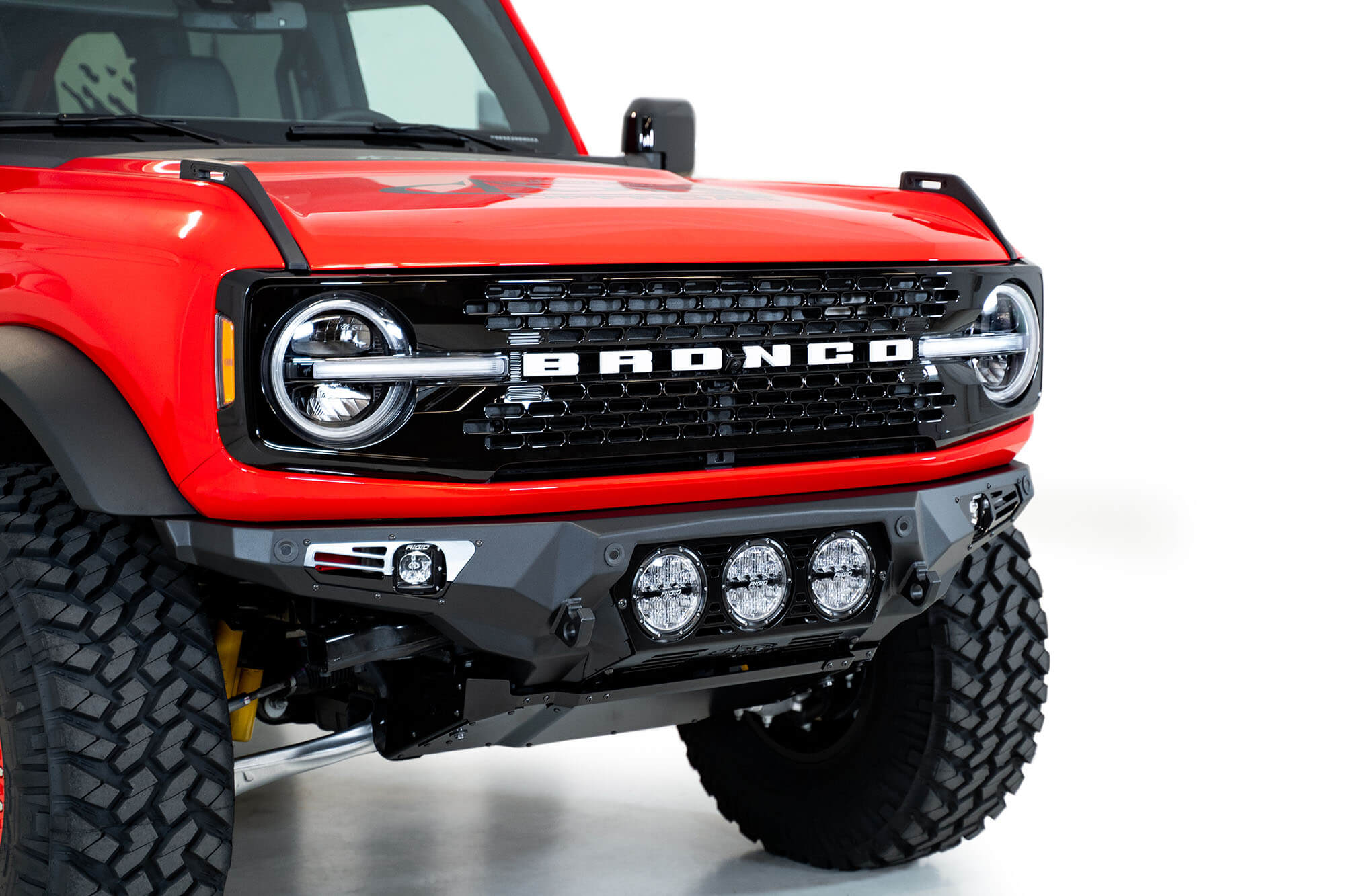 2021-2025 Bomber Bronco Front Bumper with Rigid Light Mounts