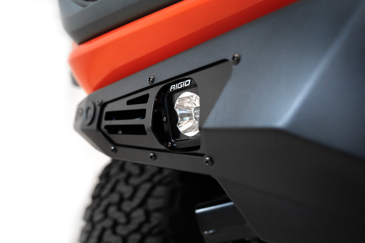 Bronco Raptor Front Bumper | Bomber Series With Rigid Lighting