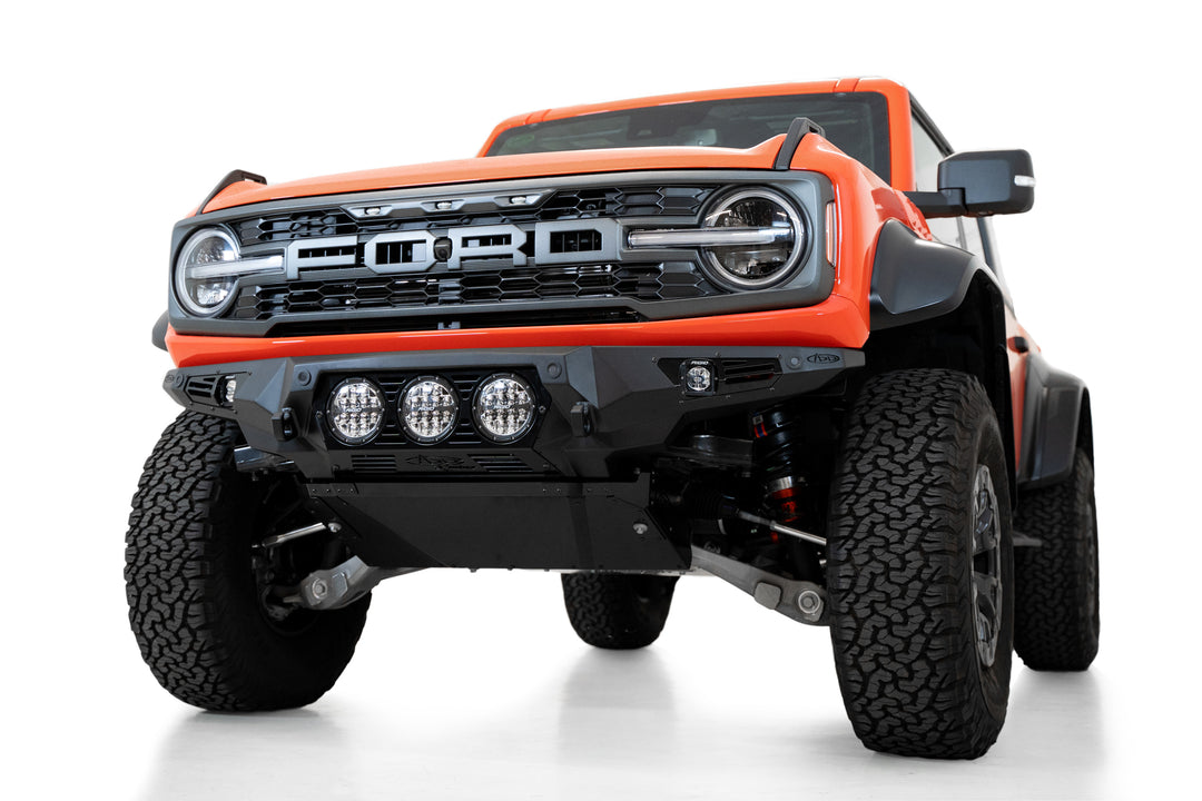 Bronco Raptor Front Bumper | Bomber Series With Rigid Lighting