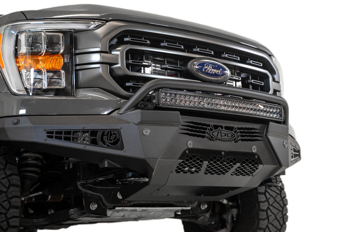 2021-2023 Ford F-150 Front Bumper w/ Top Hoop | ADD Offroad