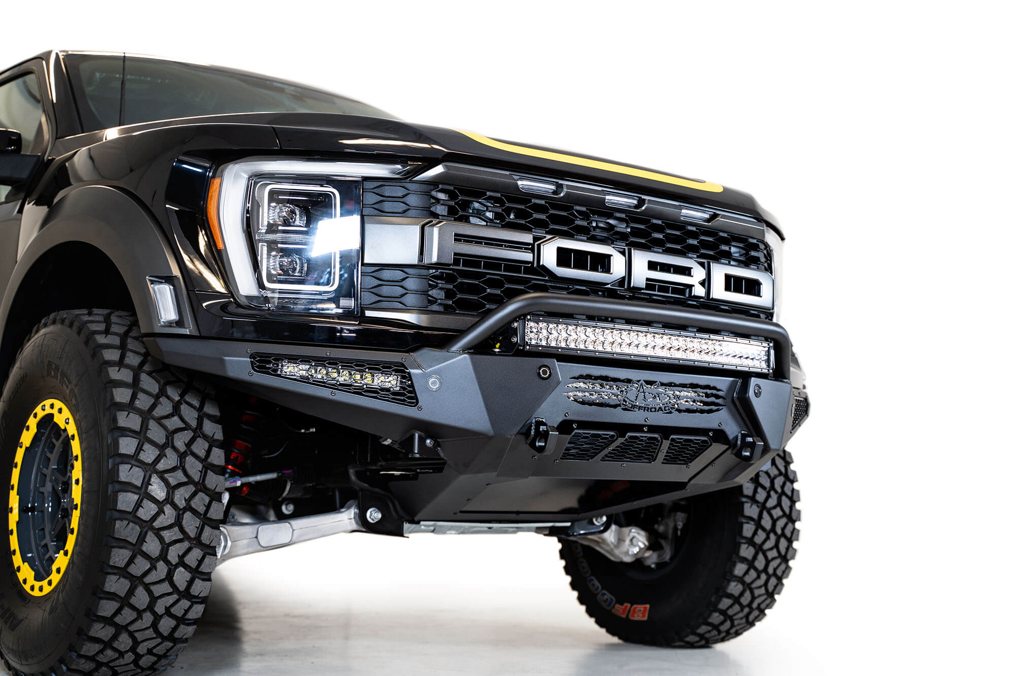 3rd Gen Ford Raptor/Raptor R Front Bumper | HoneyBadger Hoop