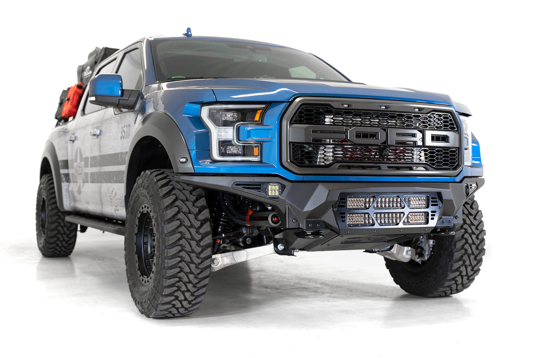 Gen 2 Ford Raptor Front Bumper | Bomber Series | Dual 20" Light Bars